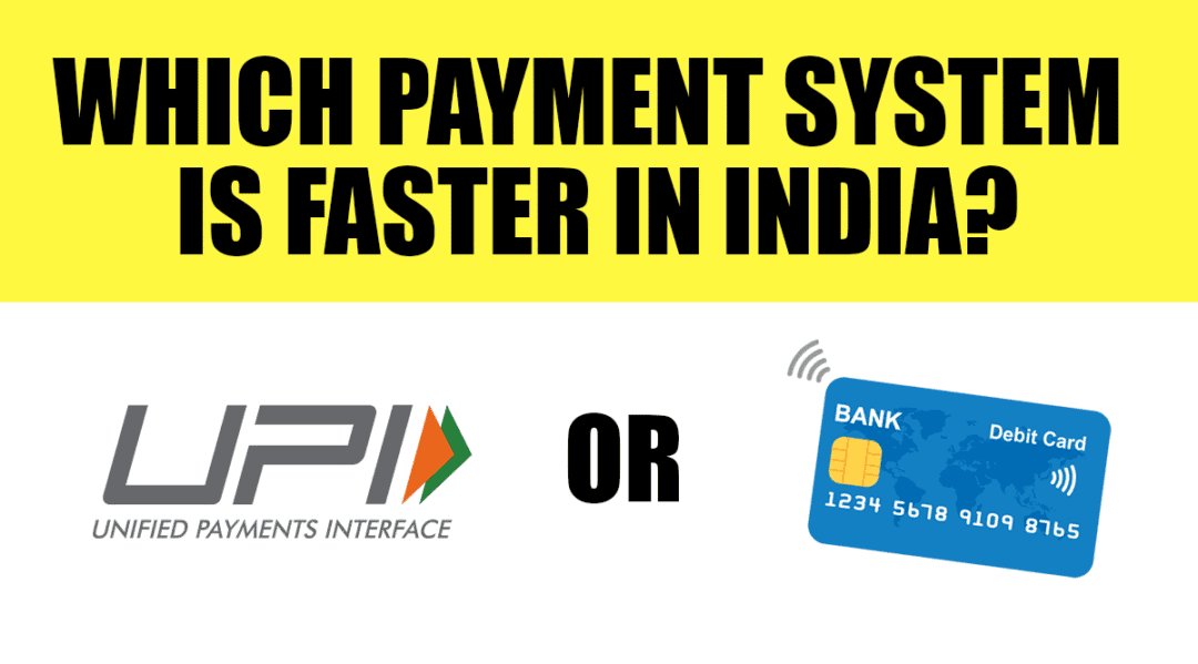 UPI Or Cards Which Payment System Is Faster In India